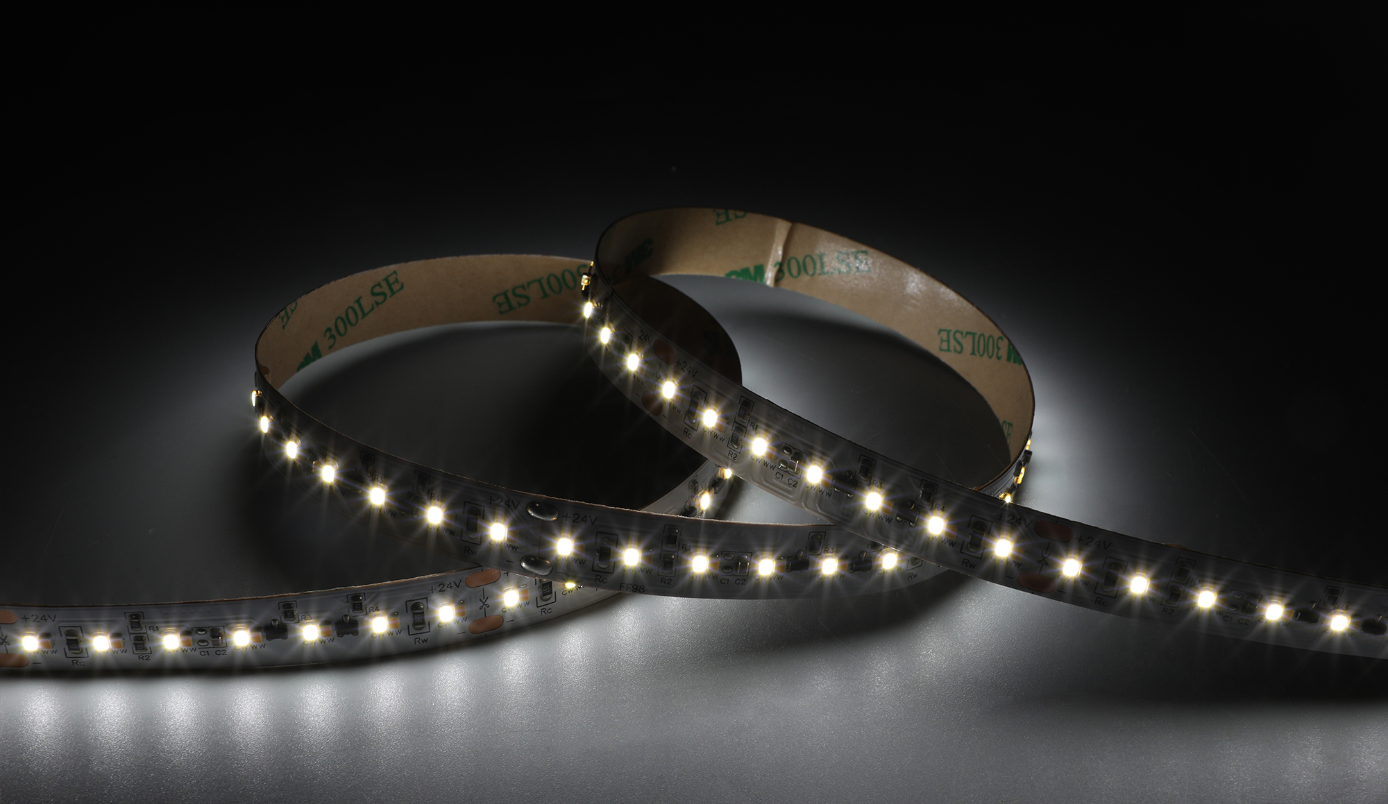 General Lighting - CCT-Tunable Series - Dim-to-Warm 24V 224LED/M 12mm ...