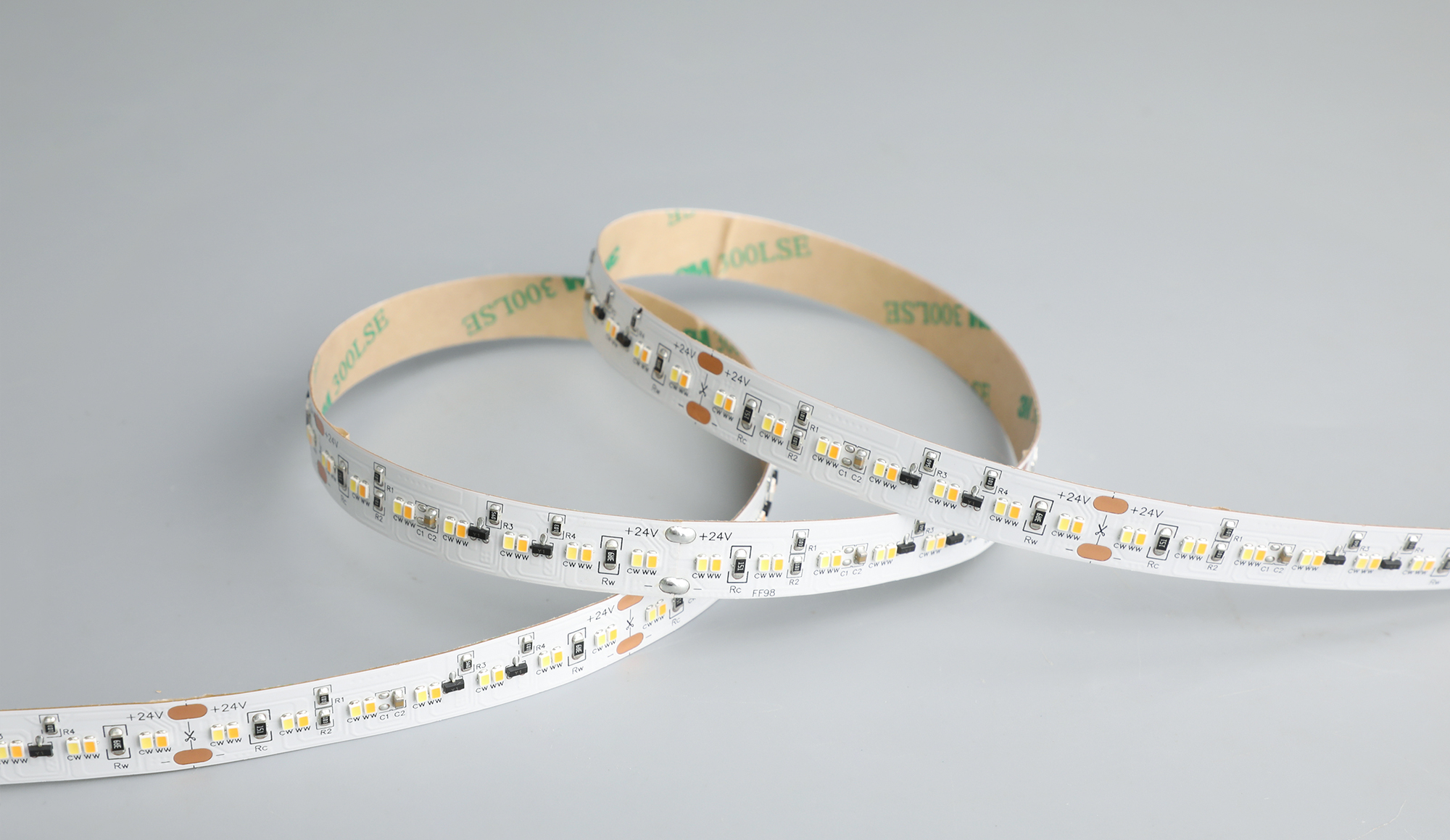 General Lighting - CCT-Tunable Series - Dim-to-Warm 24V 224LED/M 12mm ...