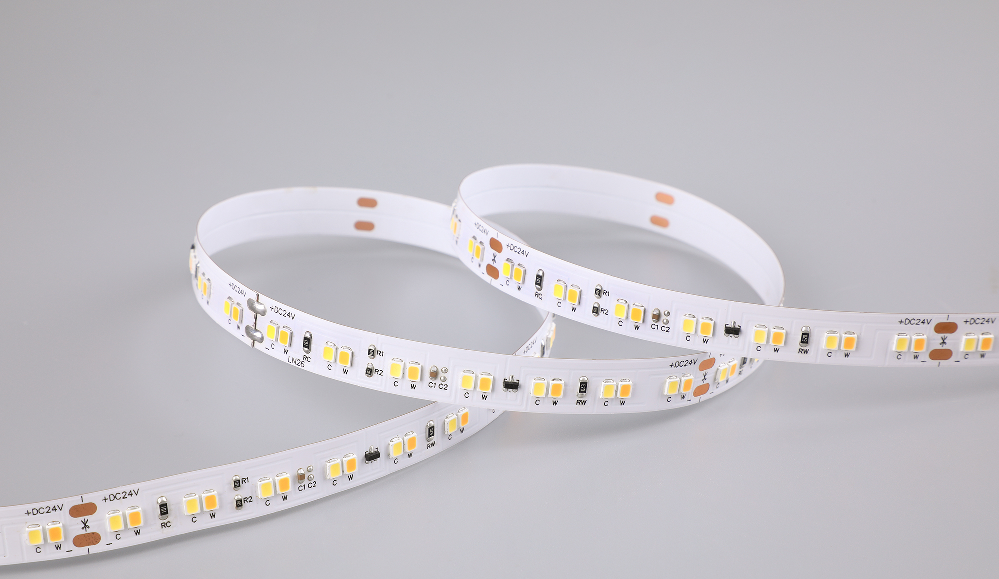 General Lighting - CCT-Tunable Series - Dim-to-Warm Pro 24V 140LED/M ...