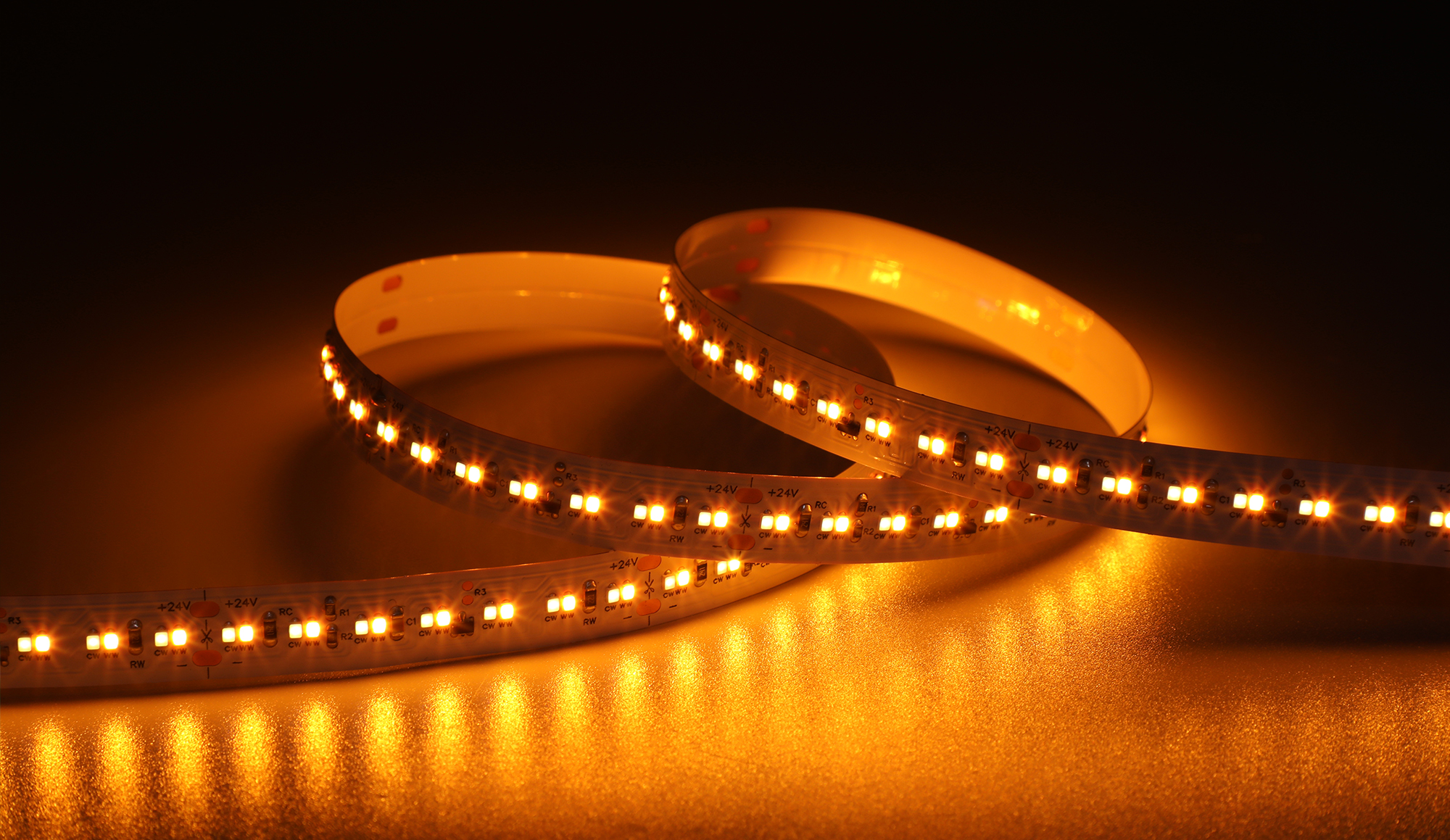 General Lighting - CCT-Tunable Series - Dim-to-Warm Pro 24V 252LED/M ...