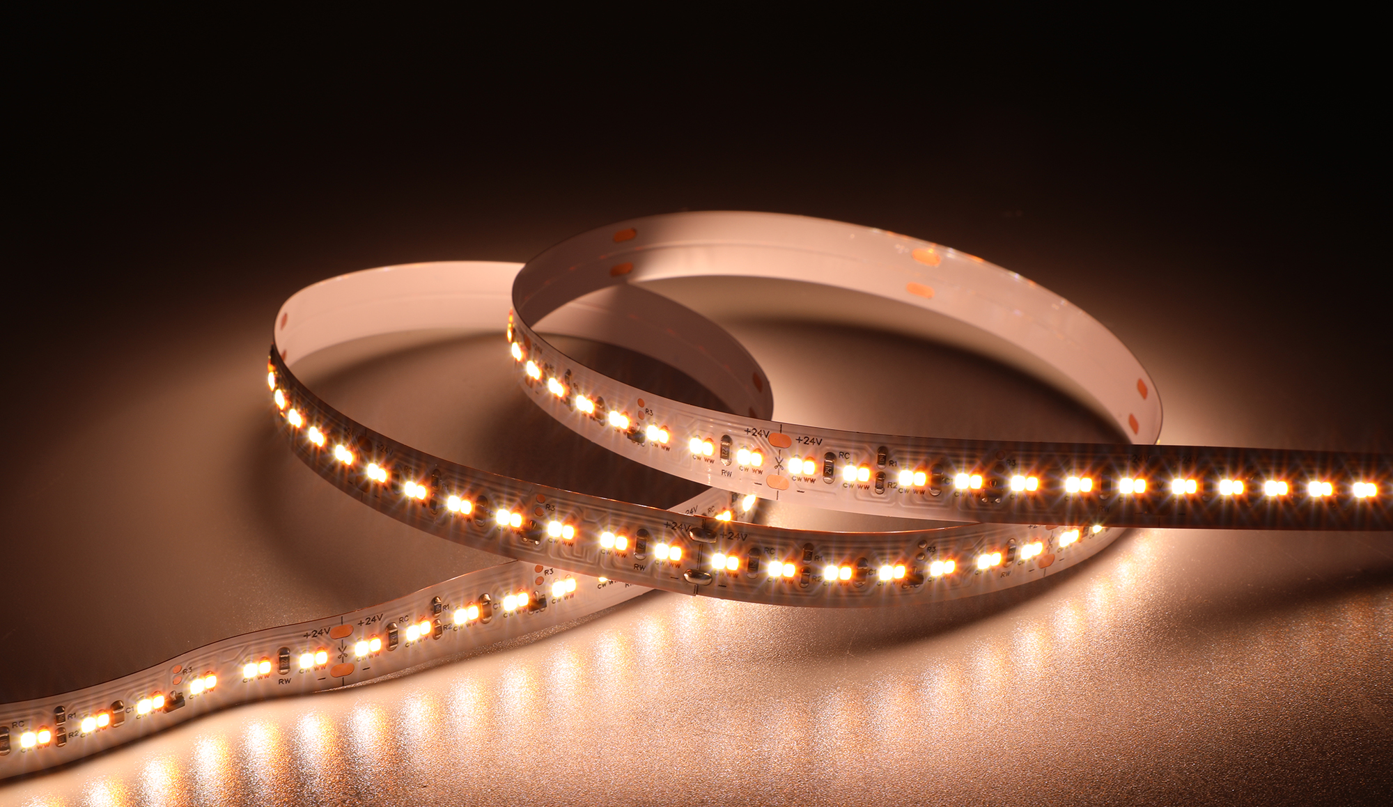 General Lighting - CCT-Tunable Series - Dim-to-Warm Pro 24V 252LED/M ...